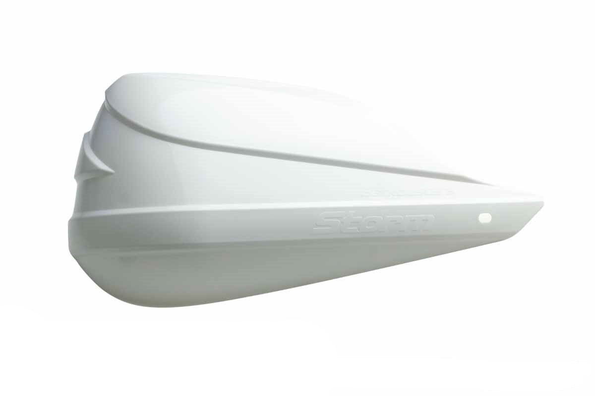 Barkbusters Storm Plastic Guards Only | White | Fits Barkbusters Backb