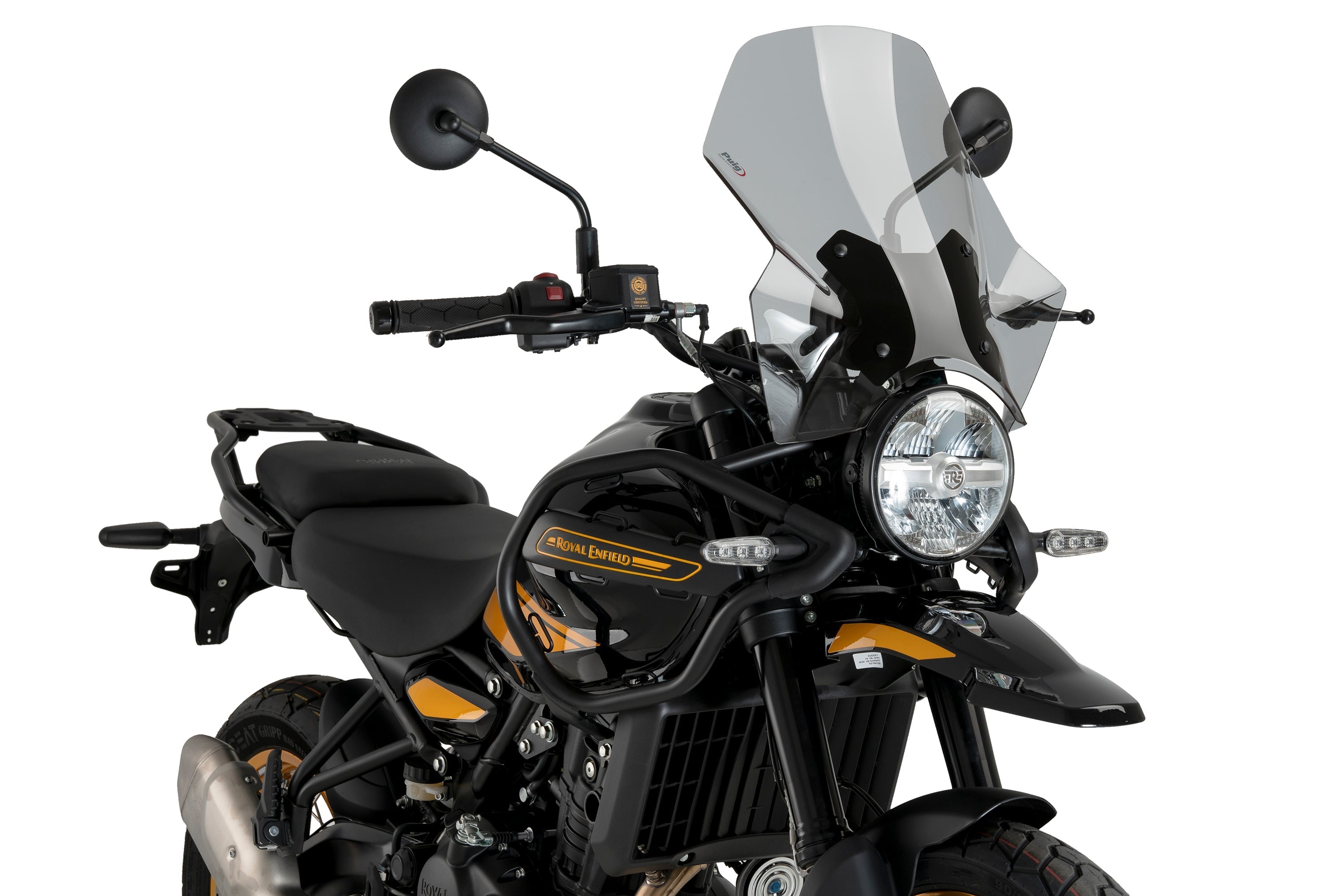 Puig Adjustable Touring Screen | Light Smoke | Royal Enfield Himalayan