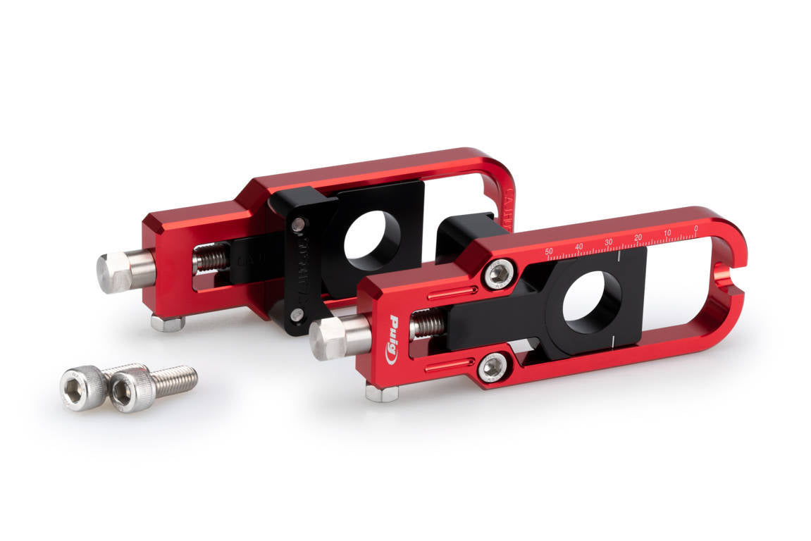Puig Aluminium Chain Tensioner | Red | Honda Africa Twin CRF1100L 2020