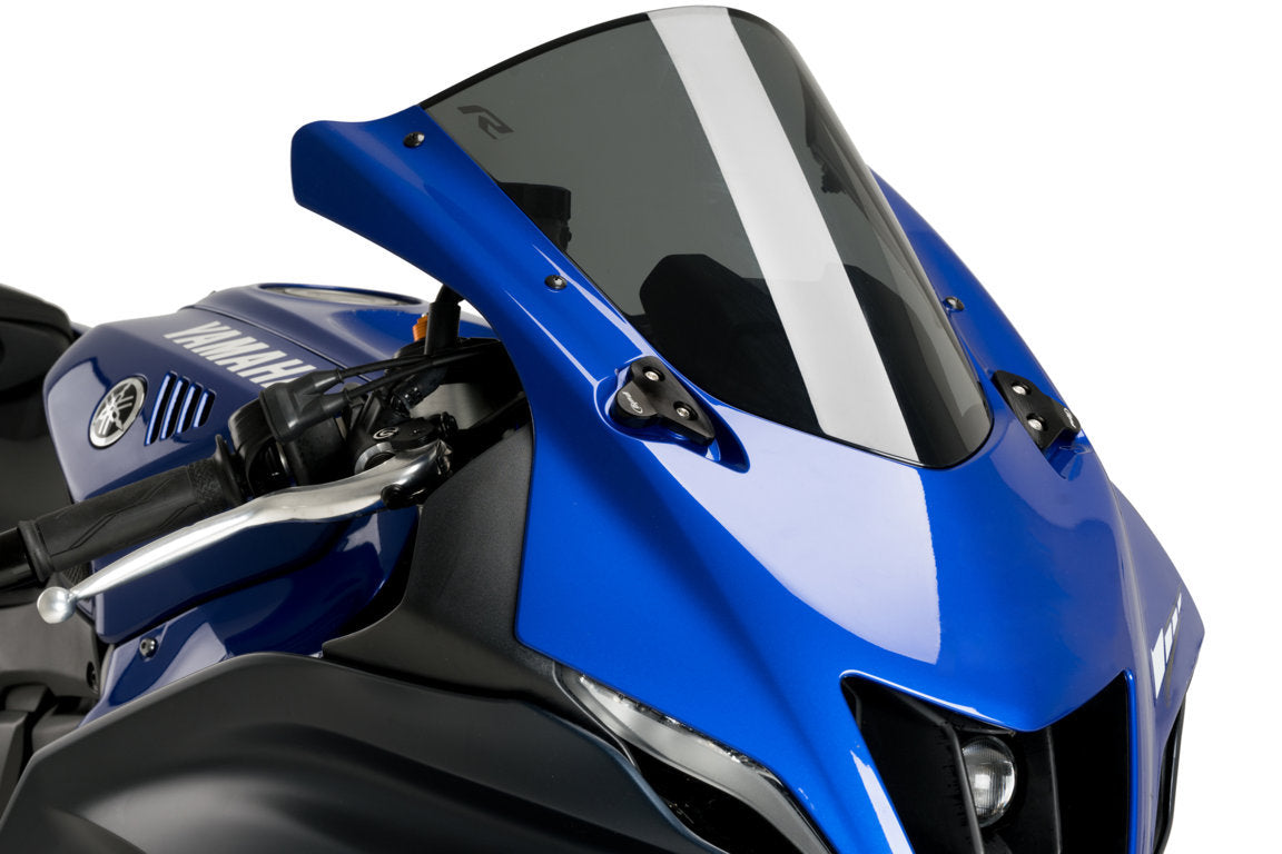 Puig Aluminium Mirror Caps | Black | Yamaha YZF-R7 2022>Current