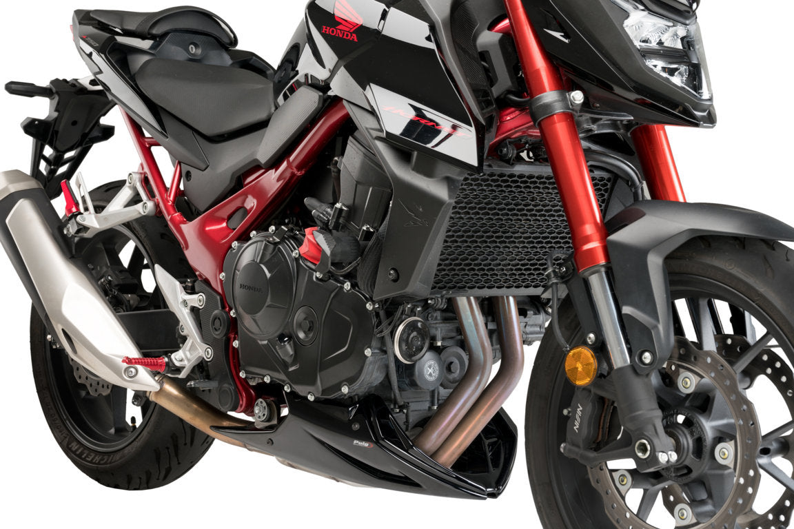Puig Belly Pan | Gloss Black | Honda CB750 Hornet 2023>Current
