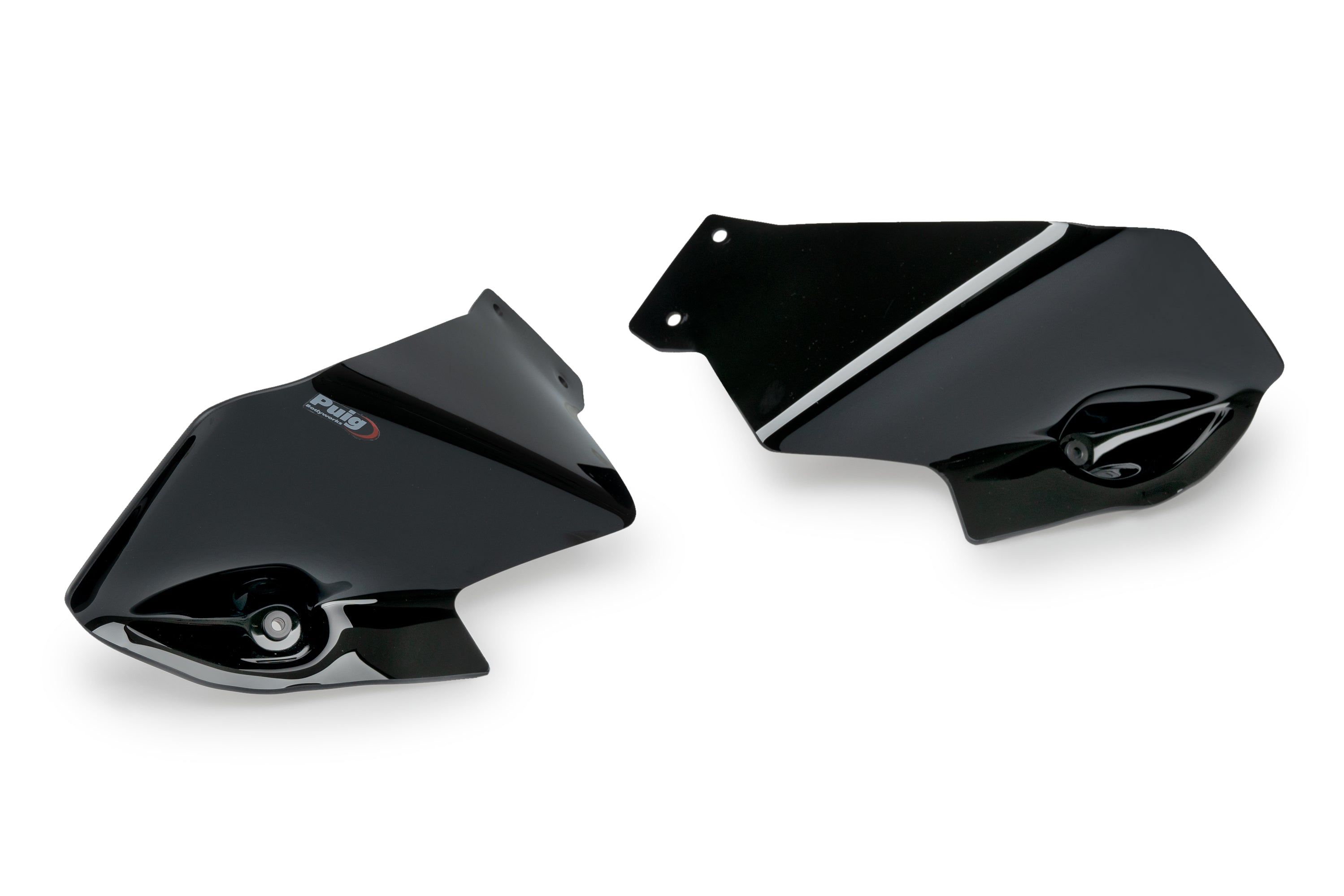 Puig Front Deflectors | Black (Opaque) | QJ MOTOR SRT 550 On Road/550X