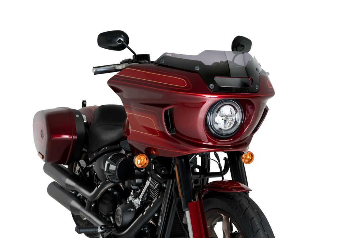 Puig High-Road Sport Screen | Light Smoke | Harley Davidson Softail Lo