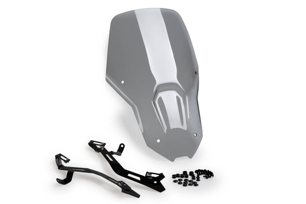 Puig Touring Screen with Supports | Light Smoke | Honda CRF1100L Afric