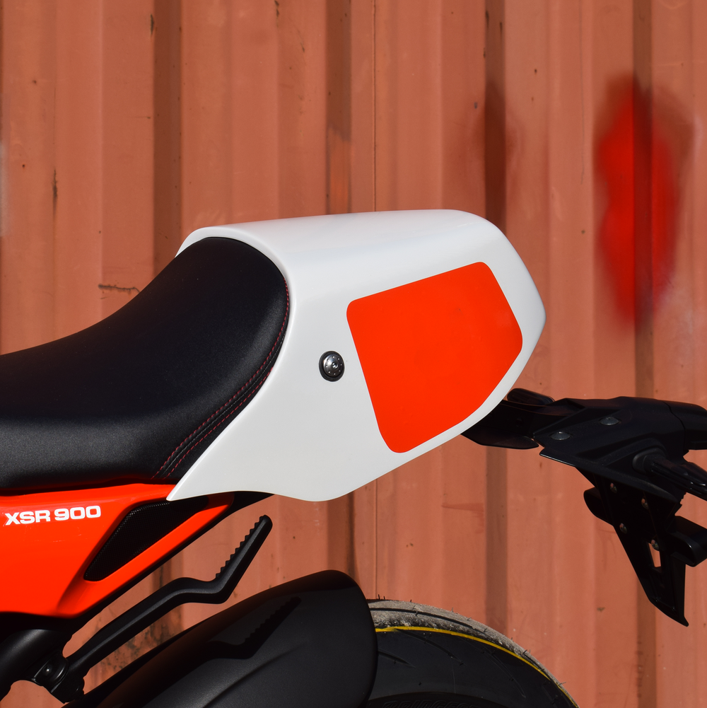 Pyramid Decals | Yamaha XSR 900 Seat Cowl Number Board Set | Red