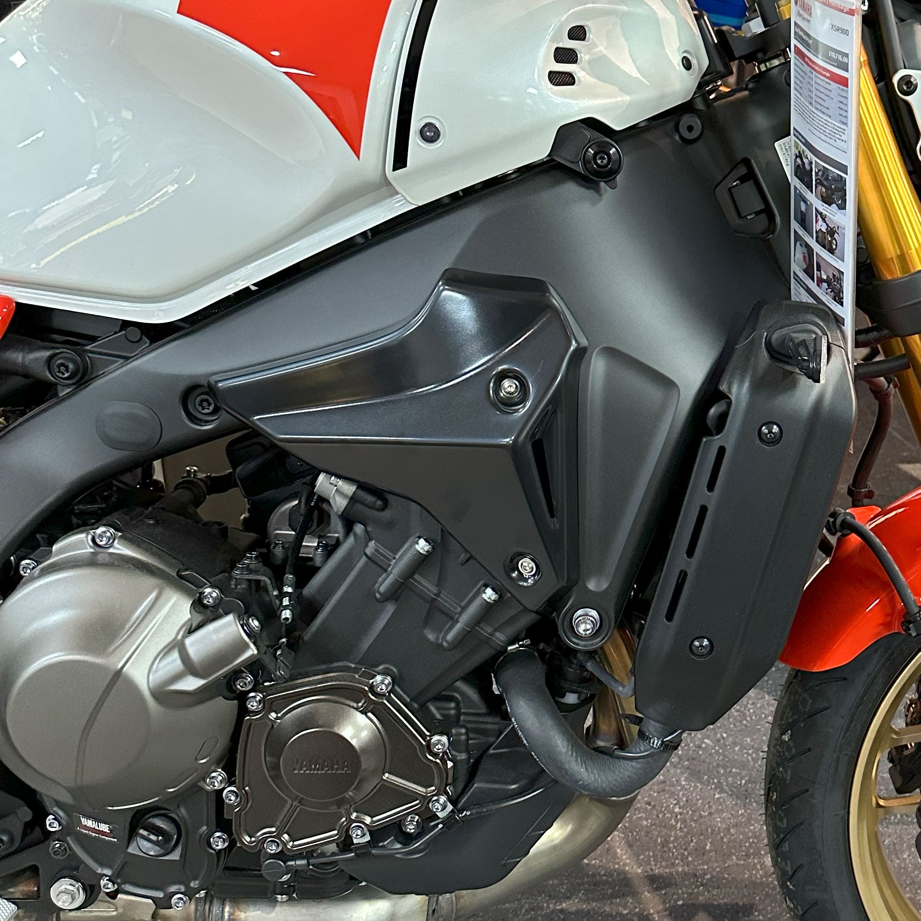 Pyramid Front Infill Panels | Matte Black | Yamaha XSR900 2022>Current