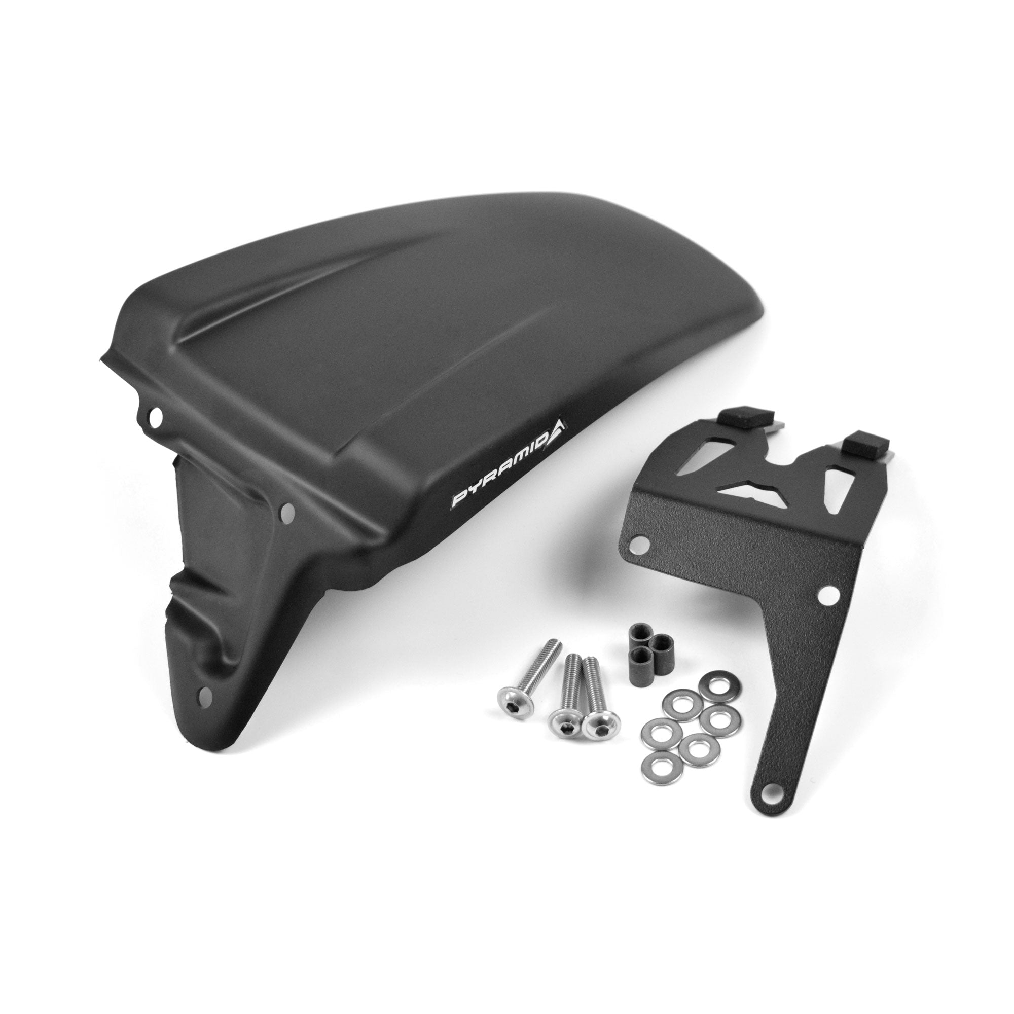 Pyramid Rear Splash Protector | Matte Black | Harley Davidson Sportste