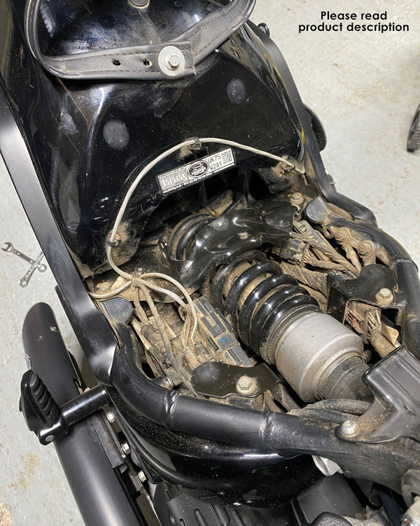 Pyramid Shock Shield | Black | Harley Davidson Fat Bob (107) 2018>Curr