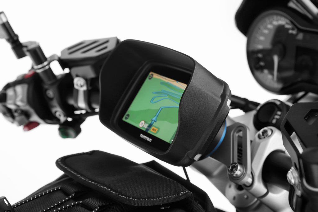 Wunderlich Glare Shield Tomtom Rider | Black | BMW R nineT