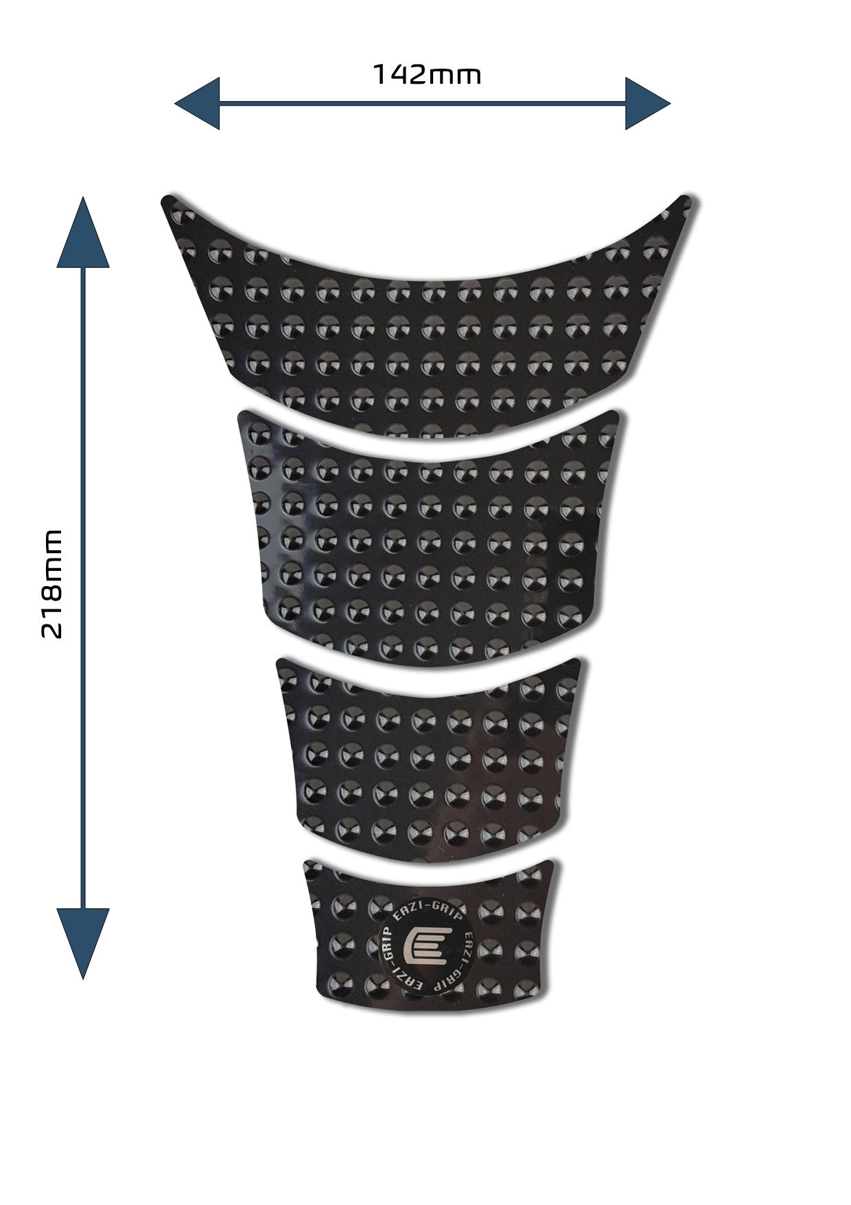 Eazi-Grip Centre Tank Pad - Design A - Evo Series | Black