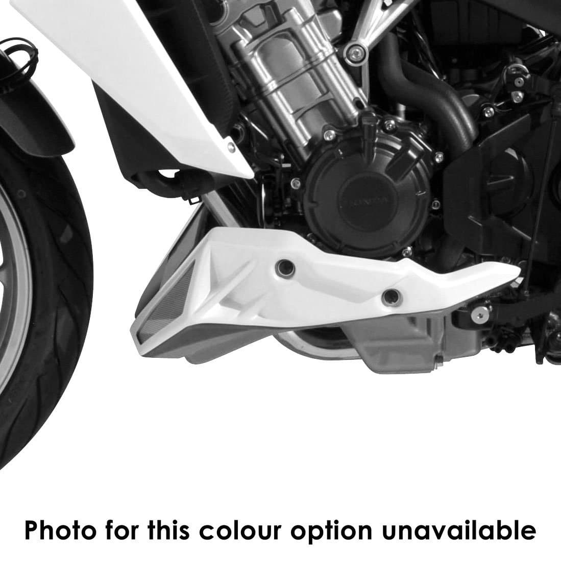 Ermax Belly Pan | Metallic White (Pearl Himalayas White) | Honda CB 65