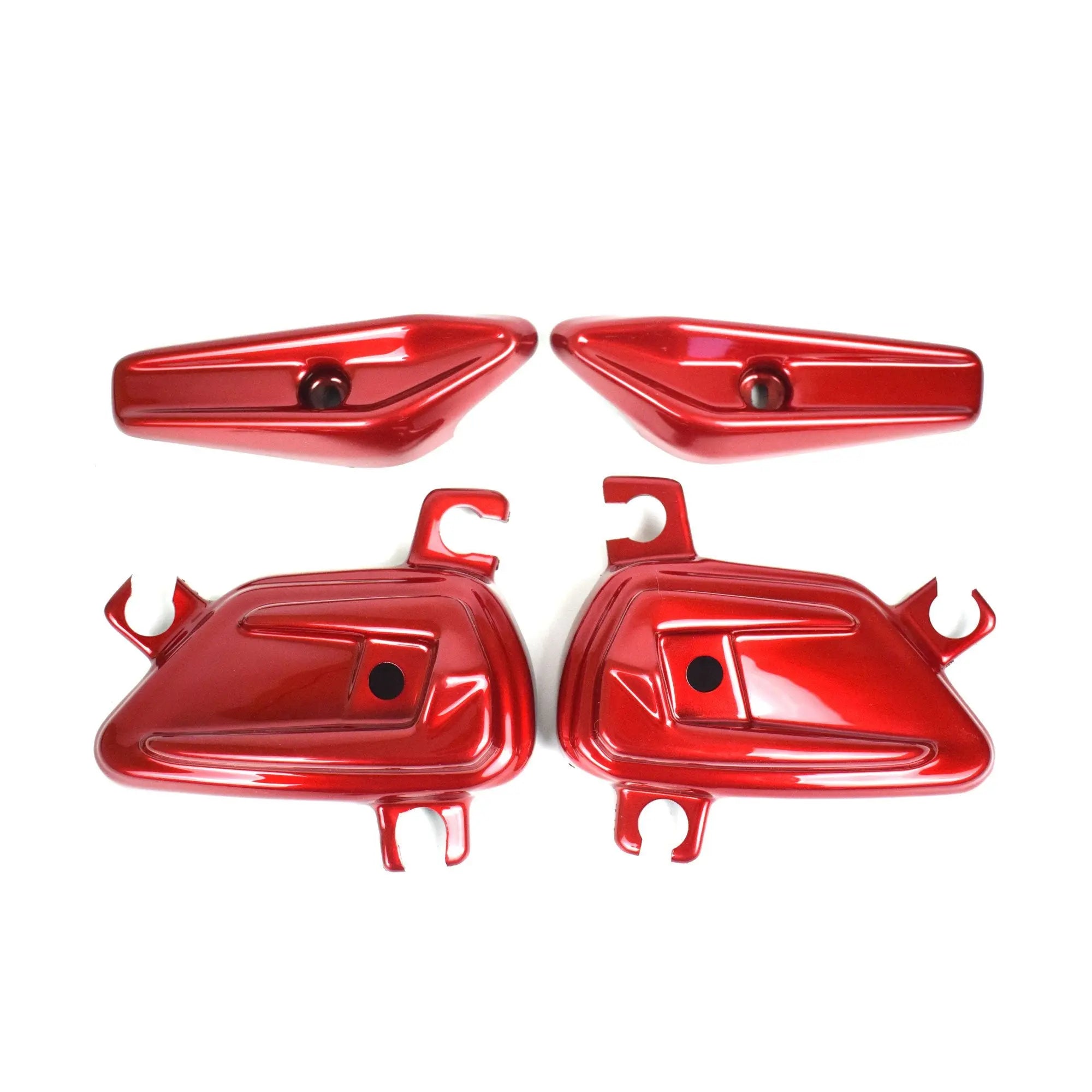 Ermax Grab Rail Cover Kit | Metallic Red (Candy Fire Red) | Kawasaki N