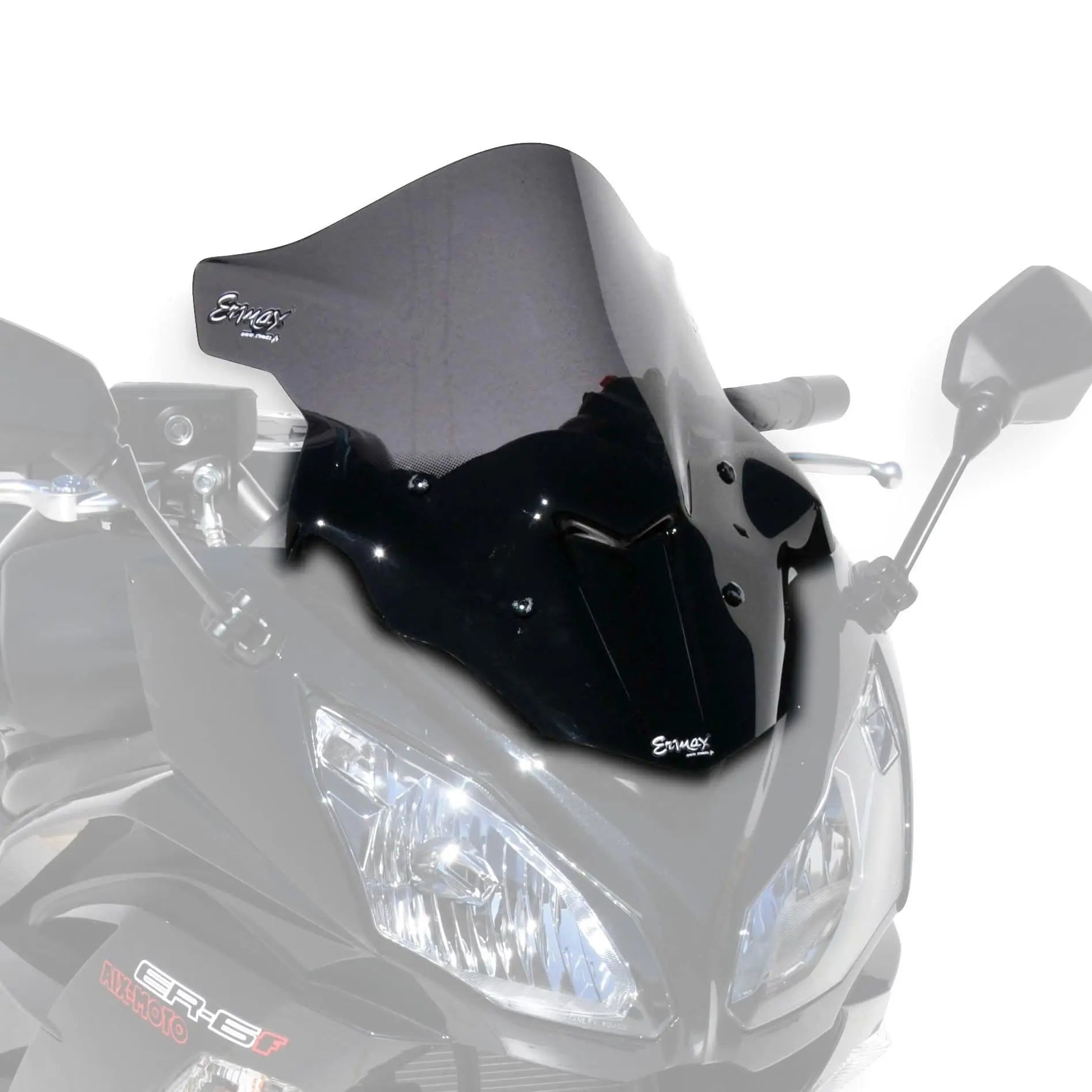 Ermax Racing Screen | Black (Opaque) | Kawasaki Ninja 650 R 2012>2016