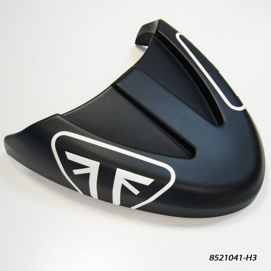 Ermax Seat Cowl | Matte Jet Black/Crystal White [nw] | Triumph Trident