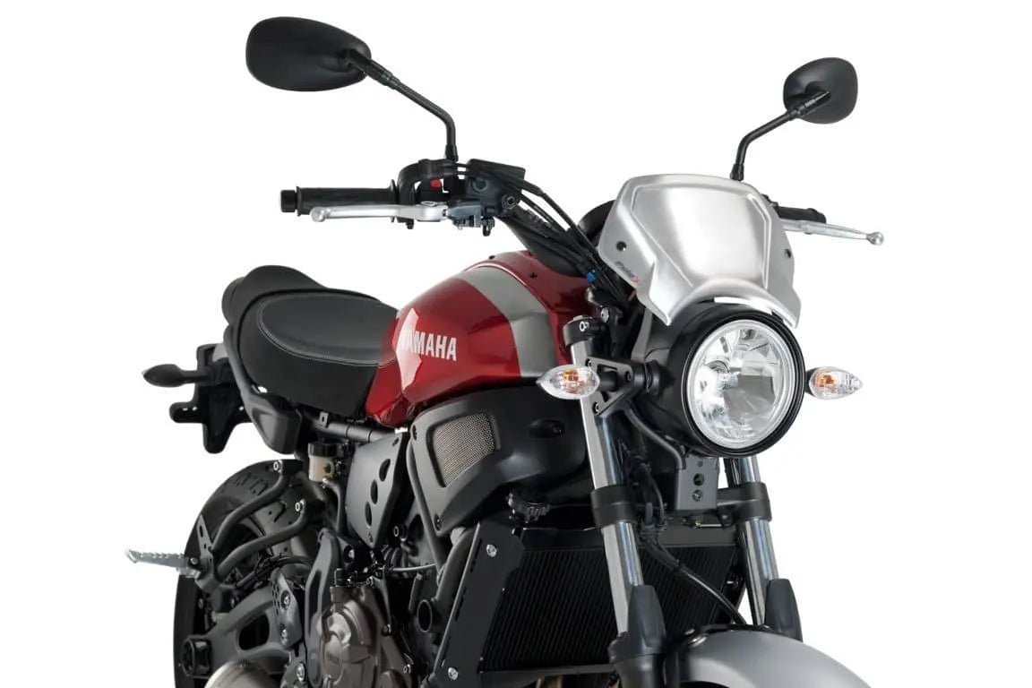 Puig Aluminium Fly Screen | Silver| Royal Enfield Interceptor 650 2018