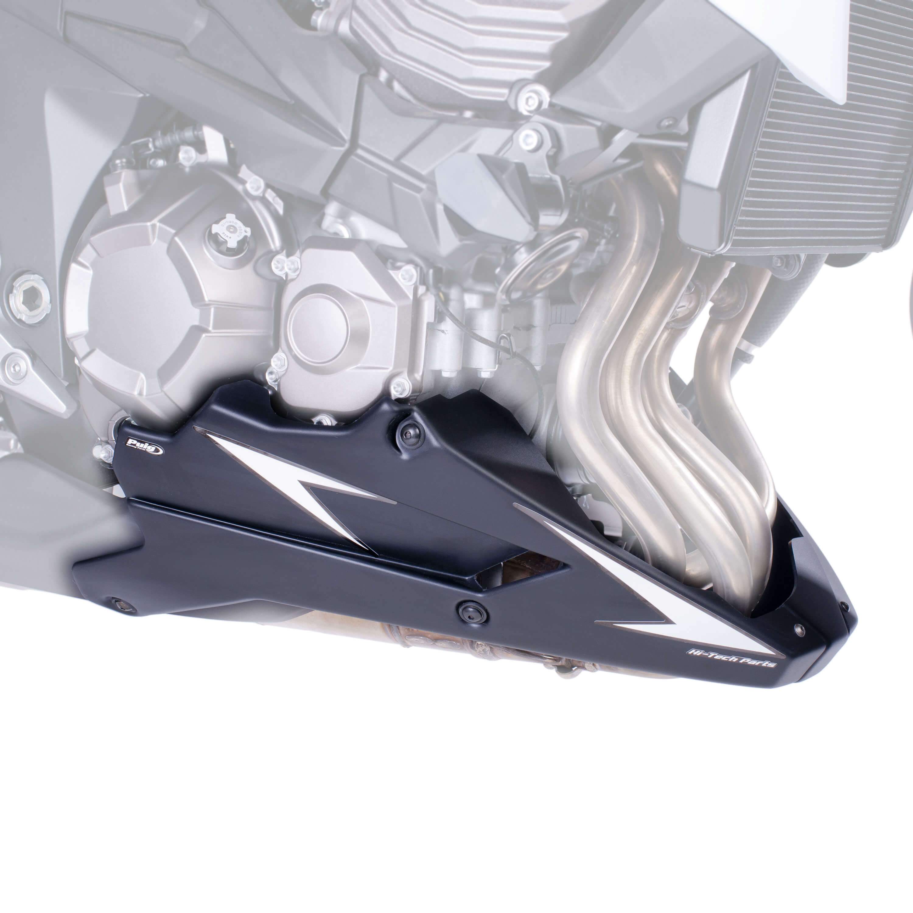 Puig Belly Pan | Matte Black | Kawasaki Z 800 2013>2016 - Pyramid