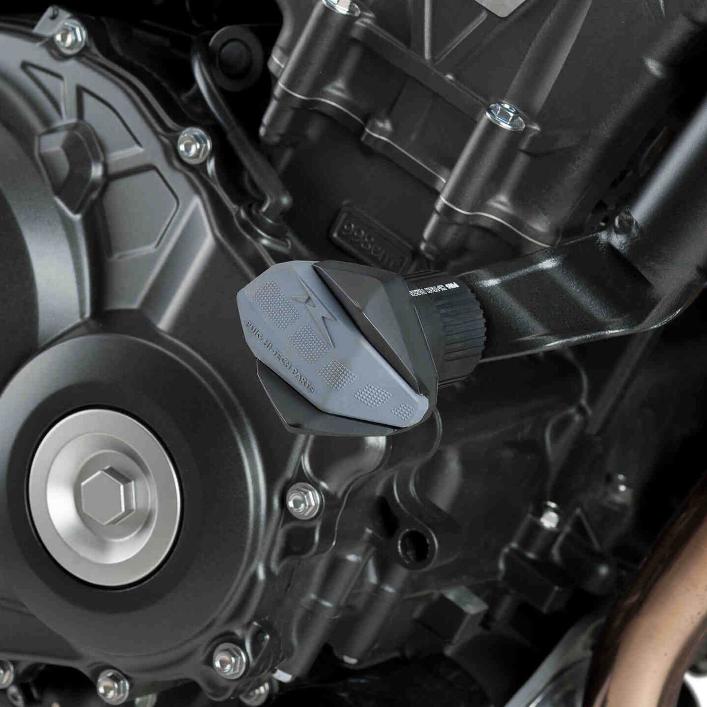 Puig R12 Frame Sliders | Black | Honda CB 1000 R 2018>Current