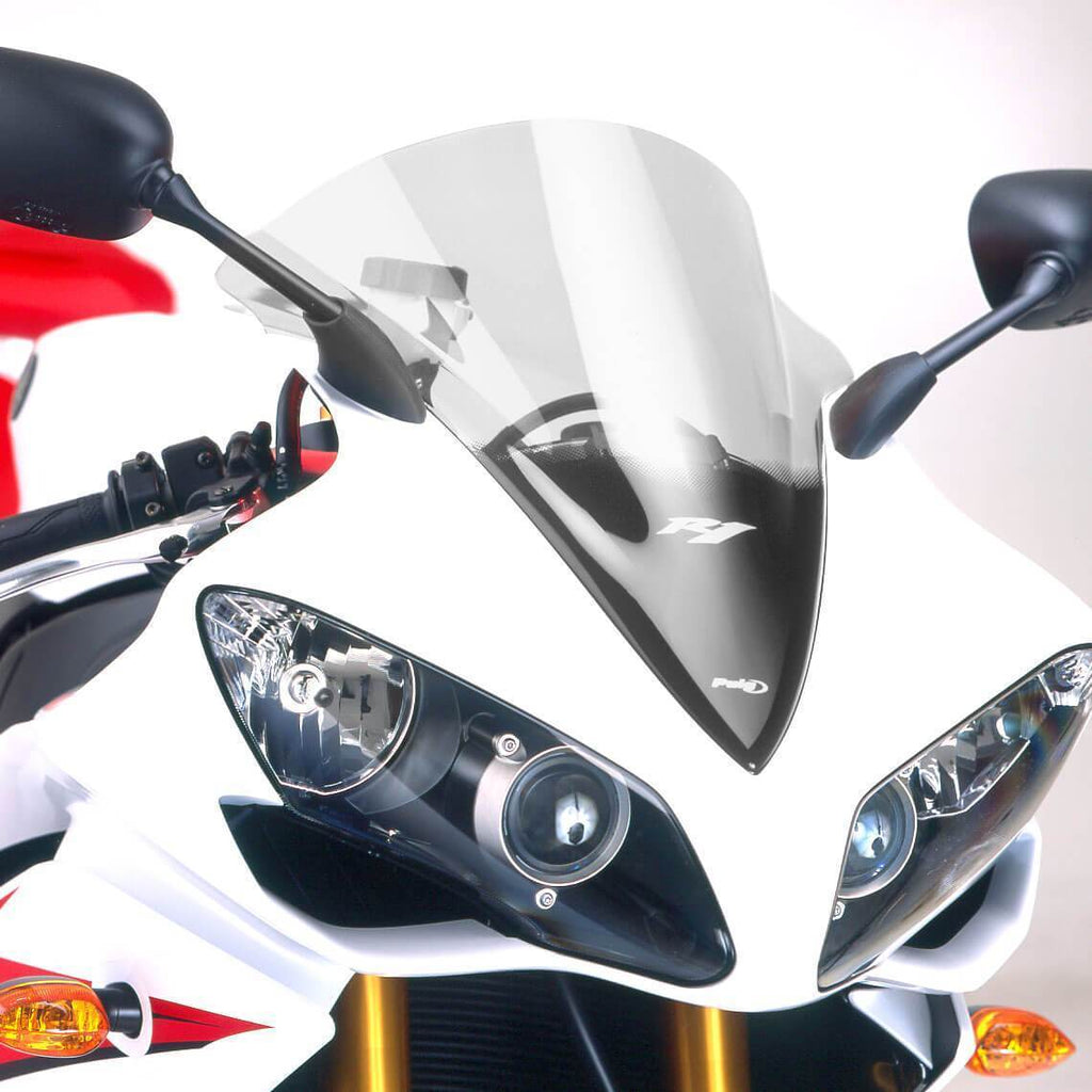 Puig Racing Screen | Clear | Yamaha YZF-R1 2007>2008 - Pyramid