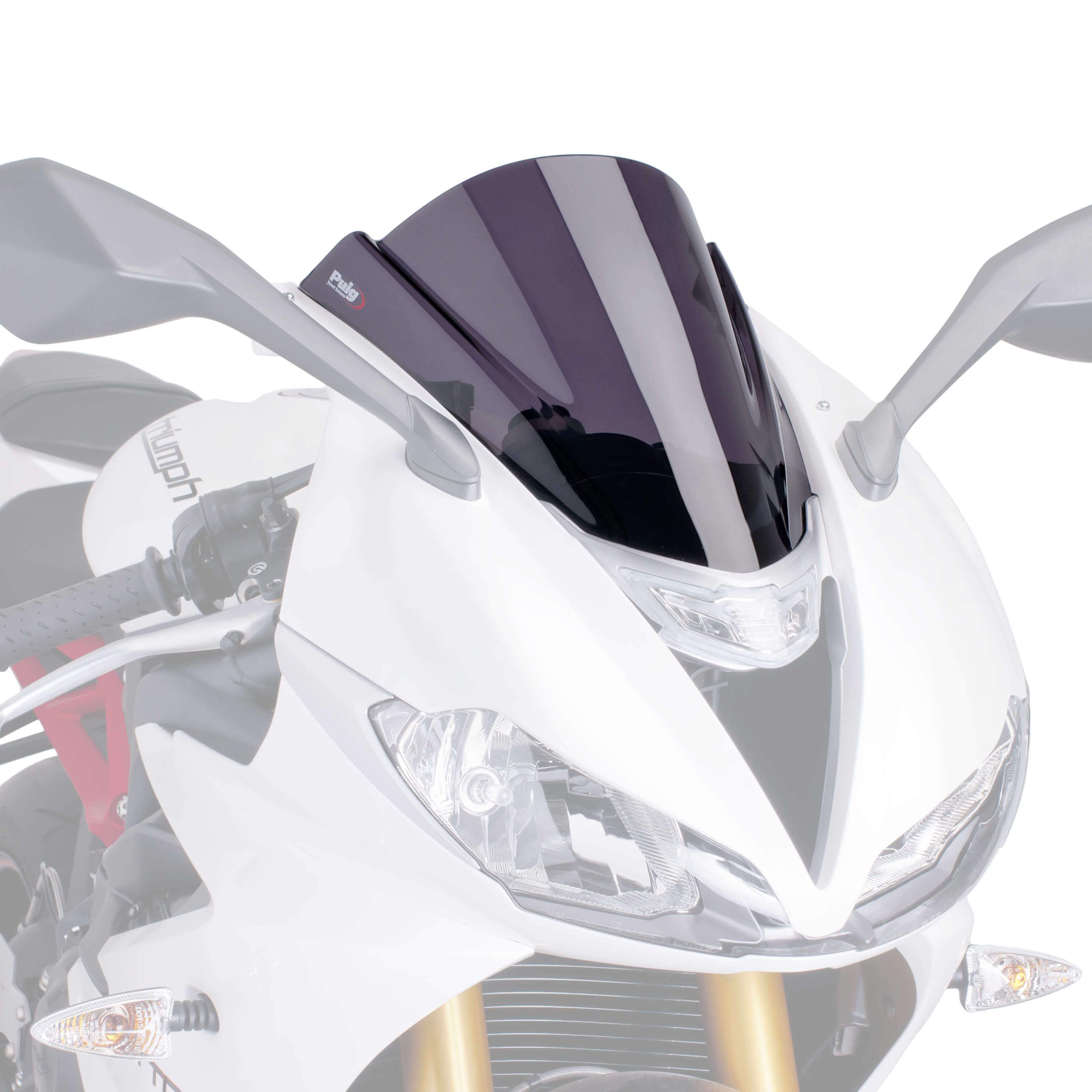 Puig Racing Screen | Dark Smoke | Triumph Daytona 675 R 2013>2016