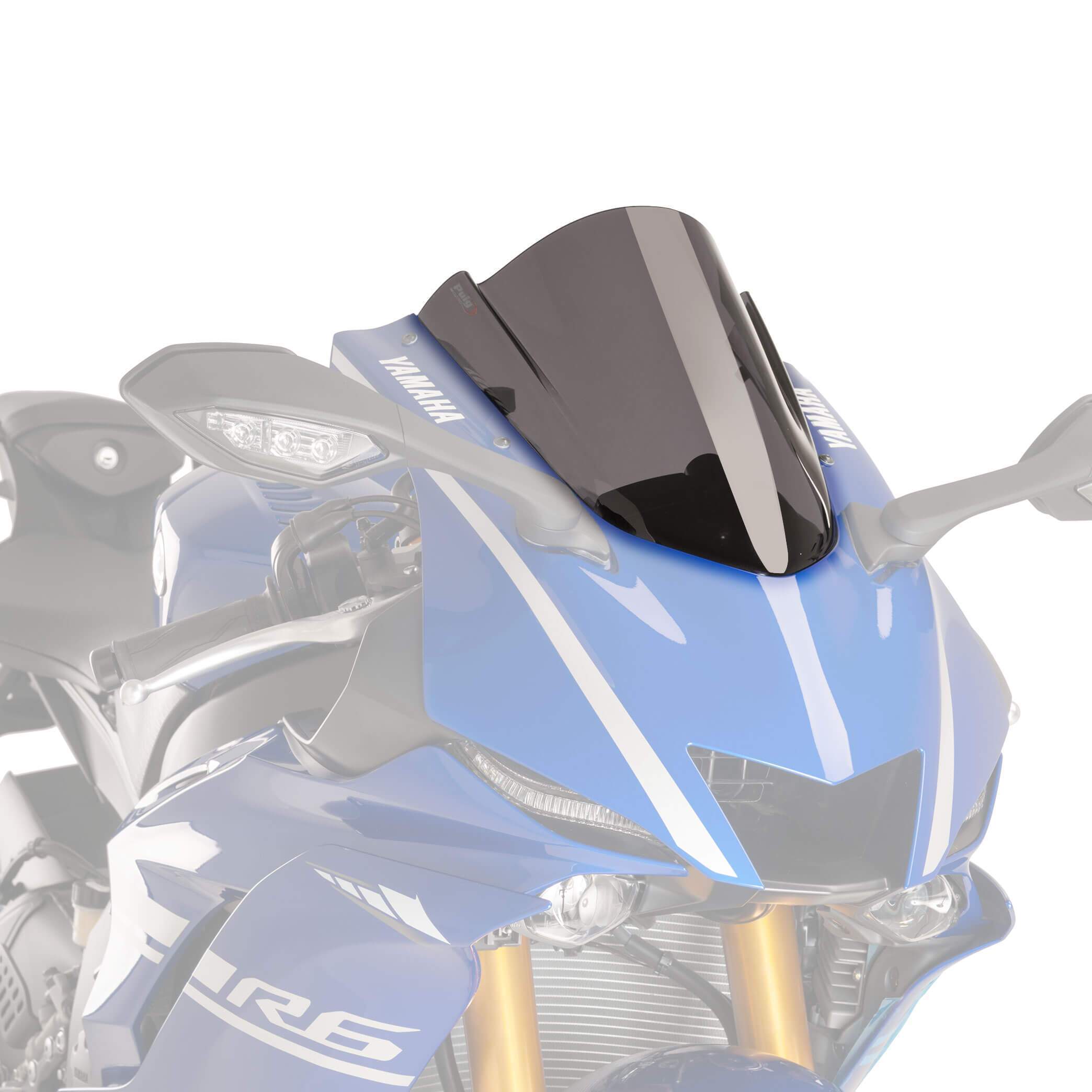 Puig Racing Screen | Dark Smoke | Yamaha YZF-R6 2017>Current
