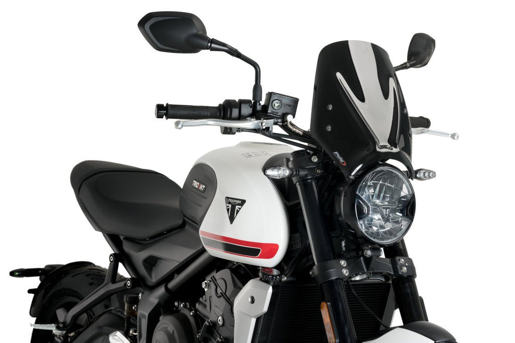 Puig Sport Screen | Black (Opaque) | Triumph Trident 660 2021>Current