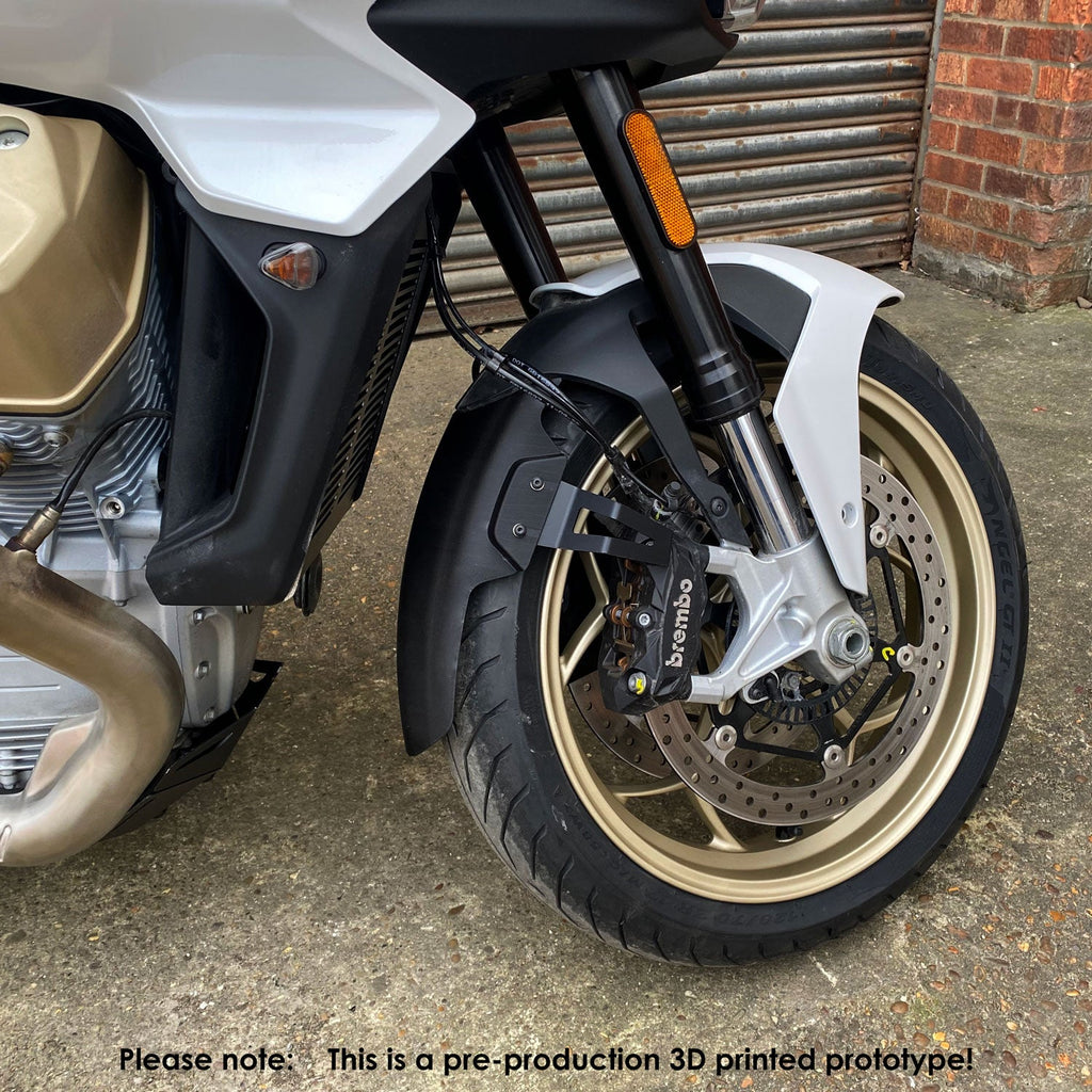 Pyramid Extenda Fenda EXTRA | Matte Black | Moto Guzzi V100 Mandello S