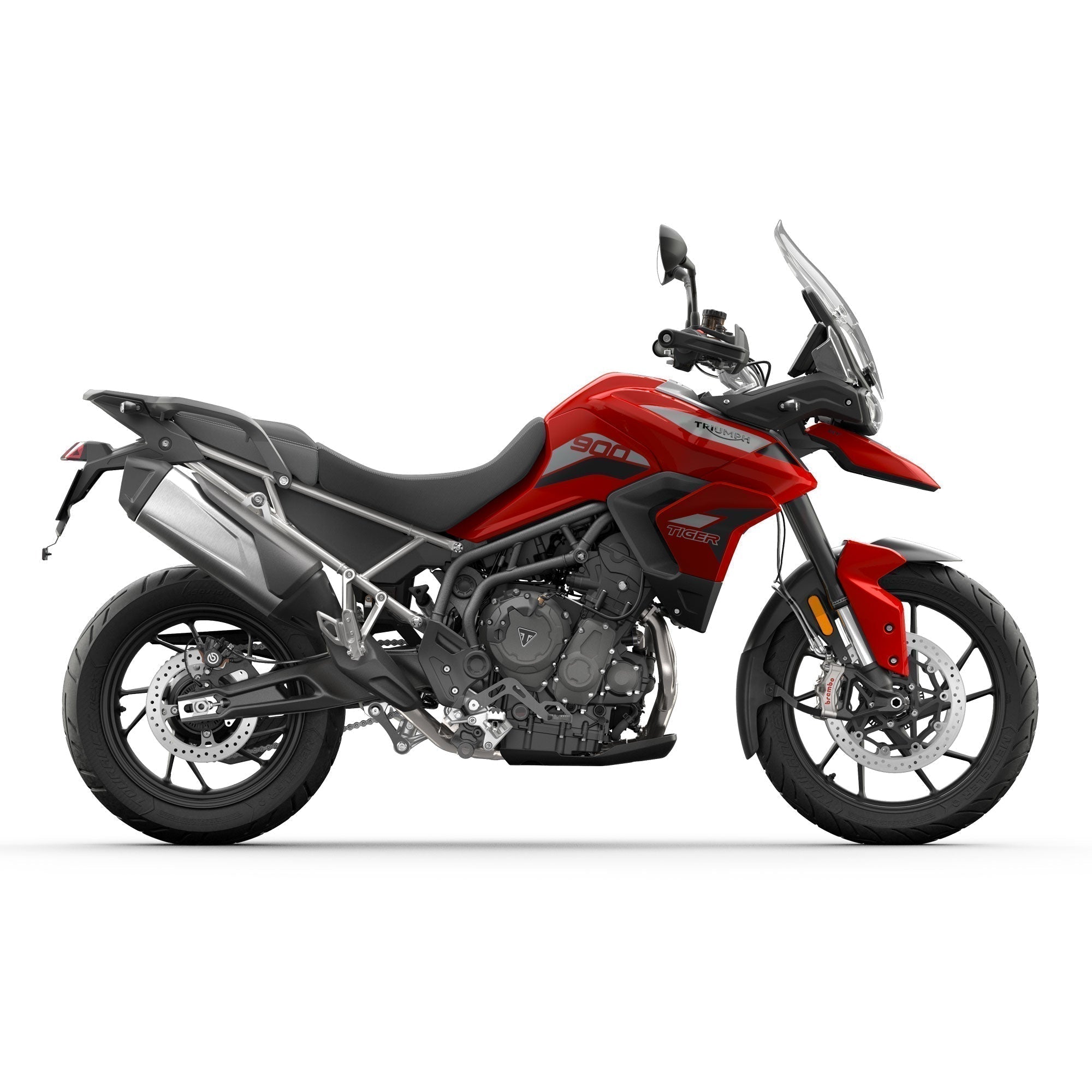 Pyramid Extenda Fenda EXTRA Matte Black Triumph Tiger 900 GT Low 2