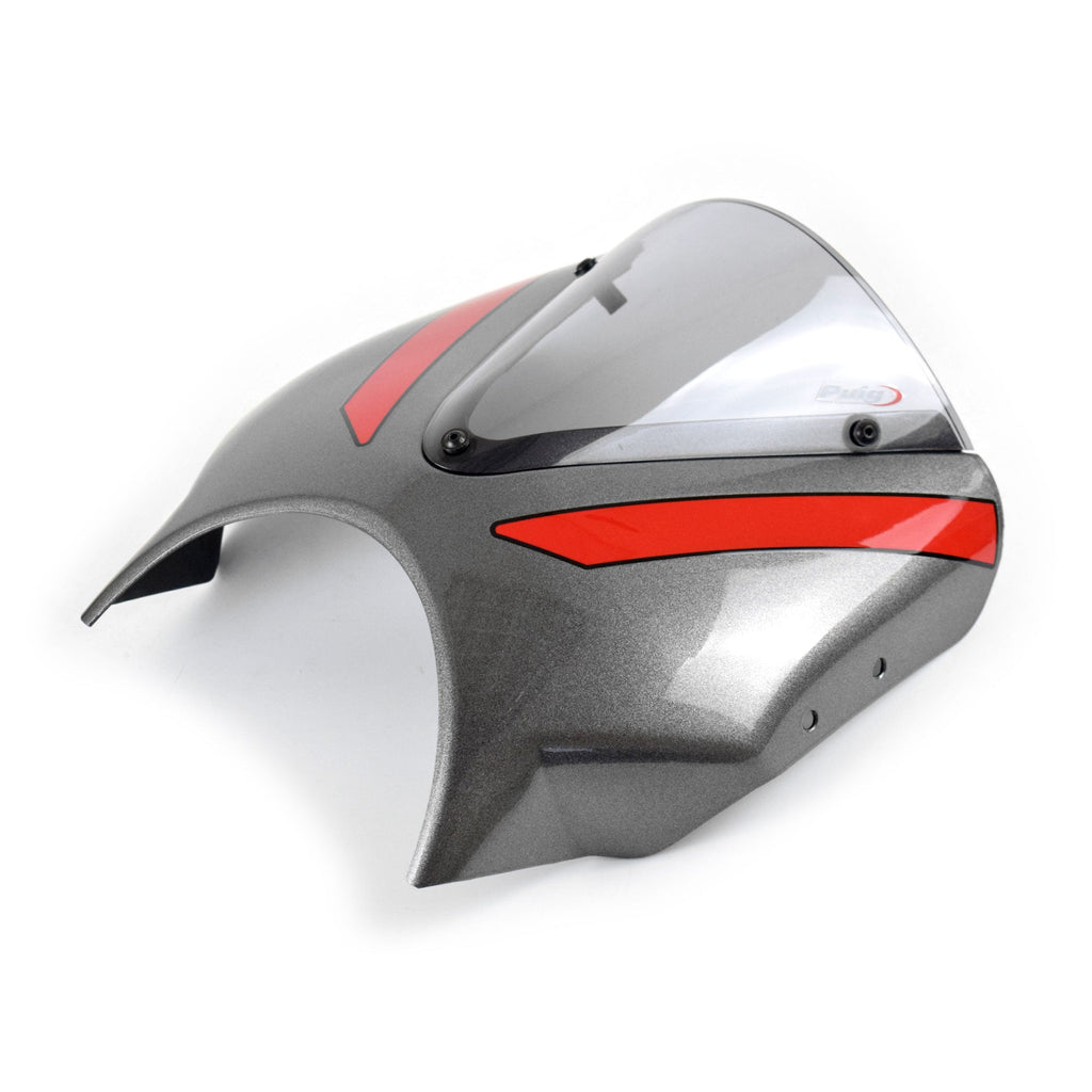 Pyramid Fly Screen | Silver Ice/Diablo Red | Triumph Trident 660