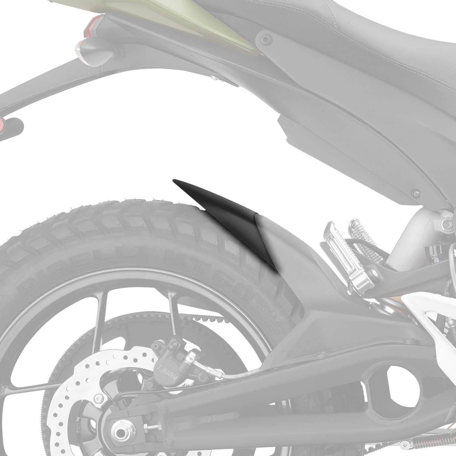 Pyramid Hugger Extension | Matte Black | Zero S 2013>Current - Pyramid